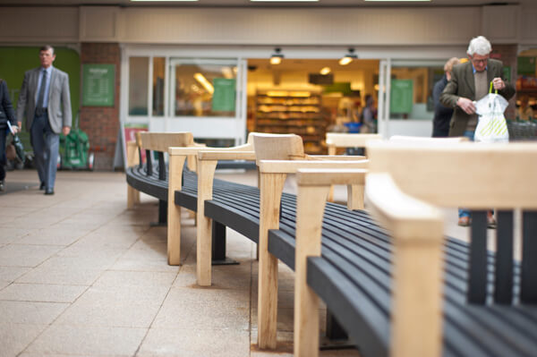 Tudor Arcade Public Seating, Dorchester - Simon Thomas Pirie