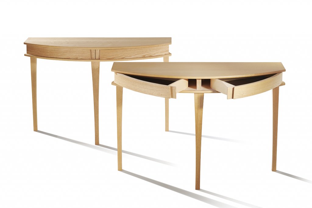 Pivot Drawer Console Table in Ash - Simon Thomas Pirie