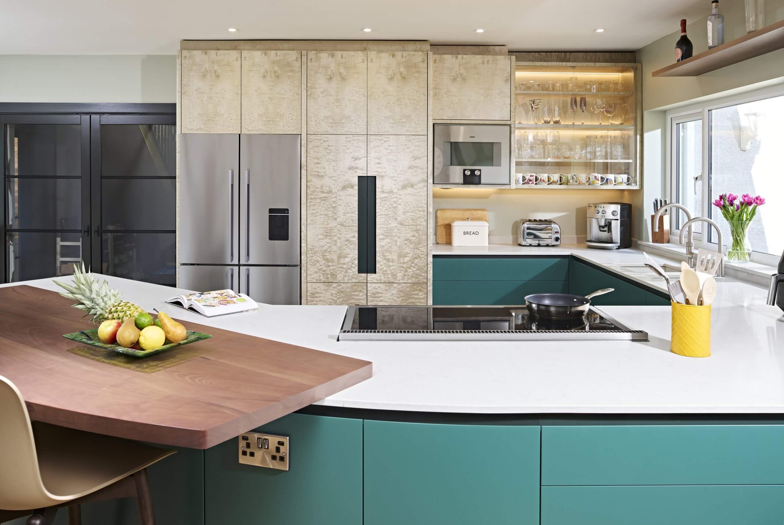 Leafy Green Wimborne Kitchen - Simon Thomas Pirie